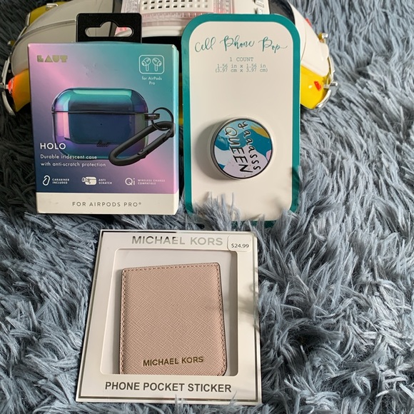 Other | Micheal Kors Stick On Walletlaut Holo Case For Airpod Procell ...